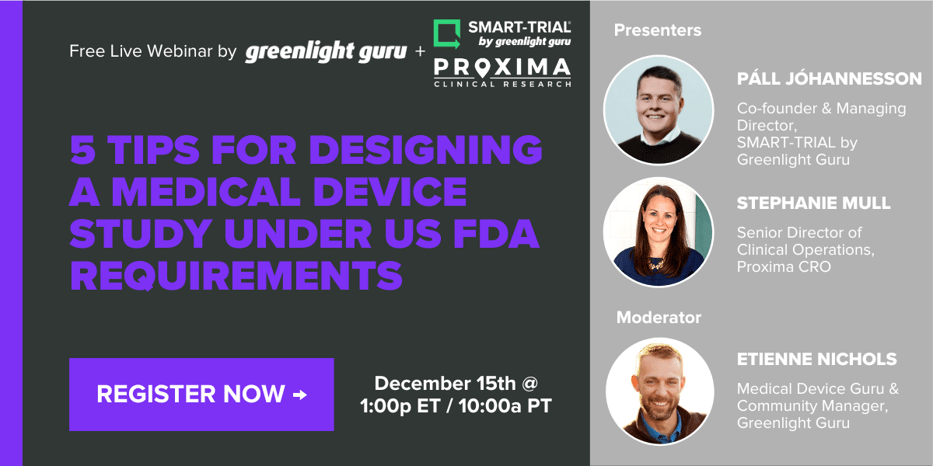 5 Tips for Designing a Medical Device Study under US FDA Requirements